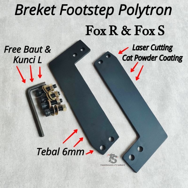 Jual Footstep Polytron Fox R Fox S Extender Footstep Motor Listrik Tebal 6mm | Shopee Indonesia