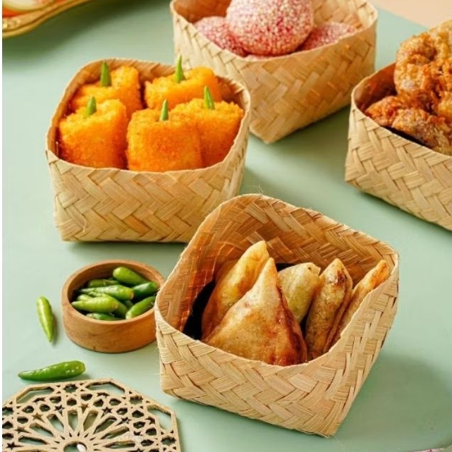 Jual Besek Bambu 12x12 20 Pasang /40pcs | Shopee Indonesia