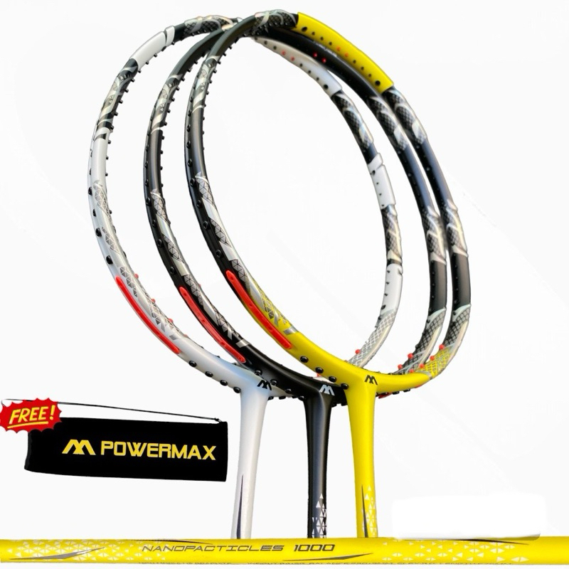 Jual RAKET BADMINTON POWERMAX NANOPACTICLES 35LBS | Shopee Indonesia