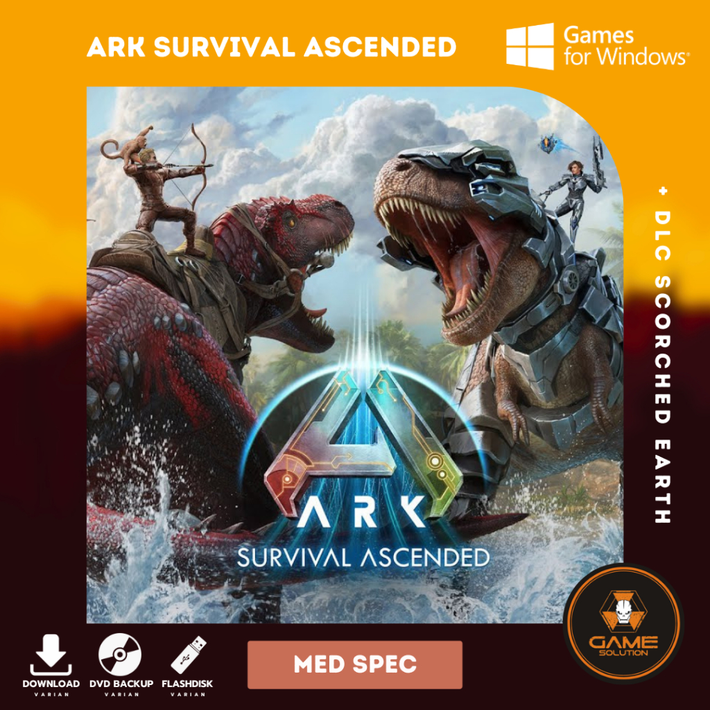 Jual ARK SURVIVAL ASCENDED + DLC SCORCHED EARTH | Game PC | Shopee ...