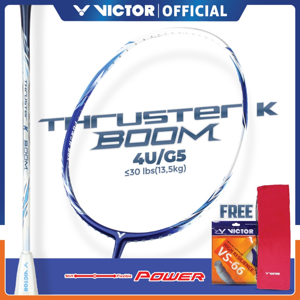 Jual Raket Badminton VICTOR Thruster K Boom / Truster Tk Boom | Shopee ...