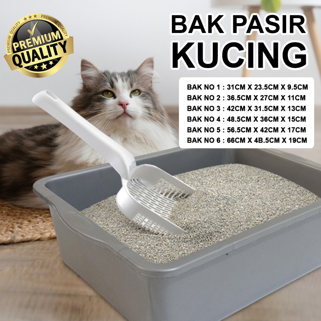 Jual MPW Bak Pasir Kucing Sedang dan Besar + Litter Box Kucing + Bak ...