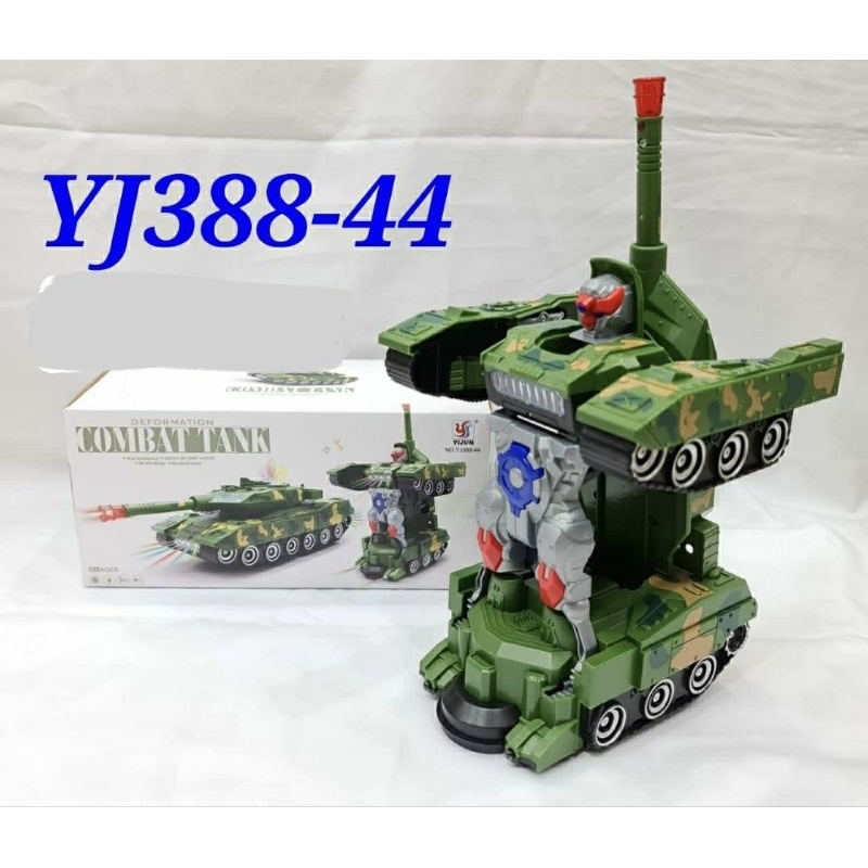 Jual Mainan combat tank mobil berubah robot army tentara deformation ...
