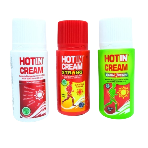 Jual HOTIN Cream Botol 60g | Hot In Krim Pegal Nyeri Otot | Shopee ...