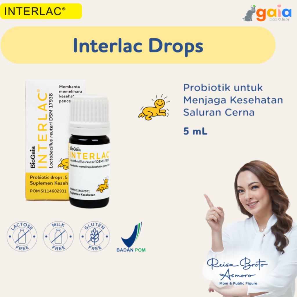 Jual Interlac Probiotik Oil Drops 5ml - Menjaga Kesehatan Saluran ...