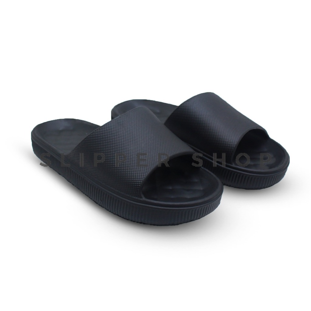 Jual Sandal Slide Pria Dewasa Sendal Selop Polos Bahan Karet Empuk ...