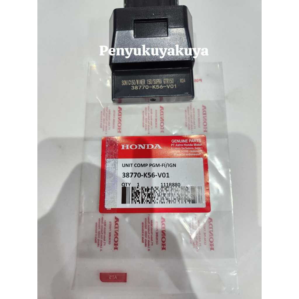 Jual B K56 CDI ECU MOTOR SONIC 150 SUPRA GTR FI F1 ECM UNIT PGM COMP ...