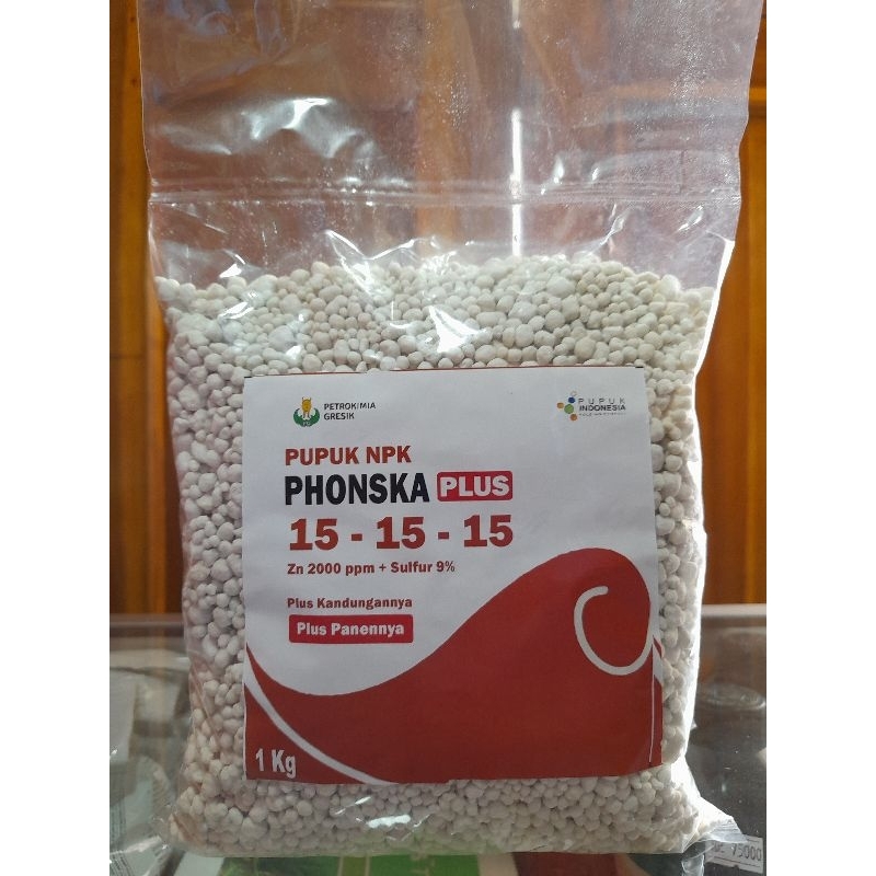 Jual Pupuk NPK Phonska Plus 15-15-15 Kemasan Repack 1kg | Shopee Indonesia