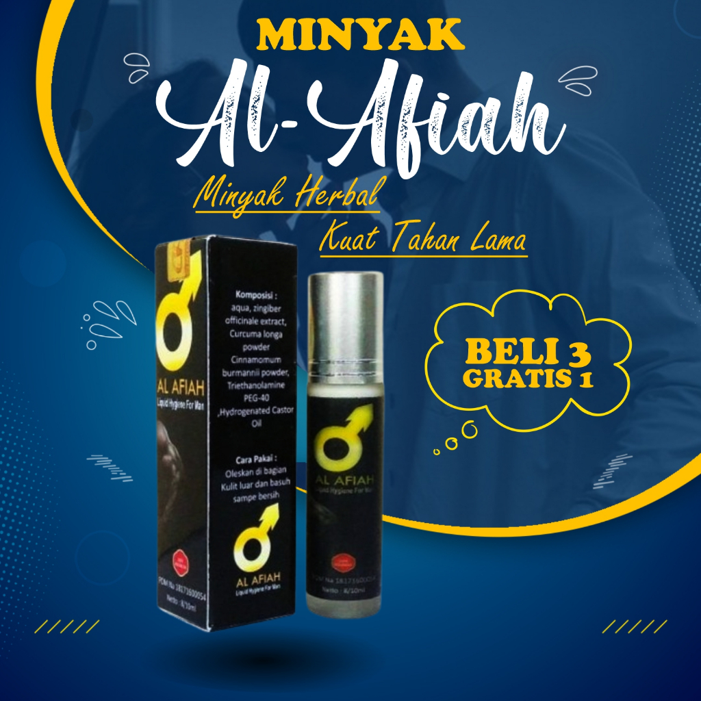 Jual al afiah minyak oles peria penambah setamina 100% manjur | Shopee ...