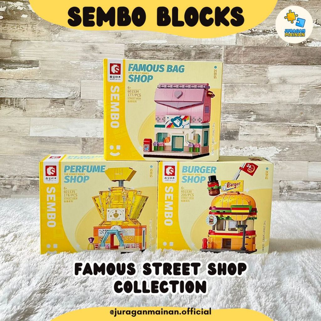 Jual SEMBO BLOCKS Street View Store Series - Bricks Miniature Blocks ...