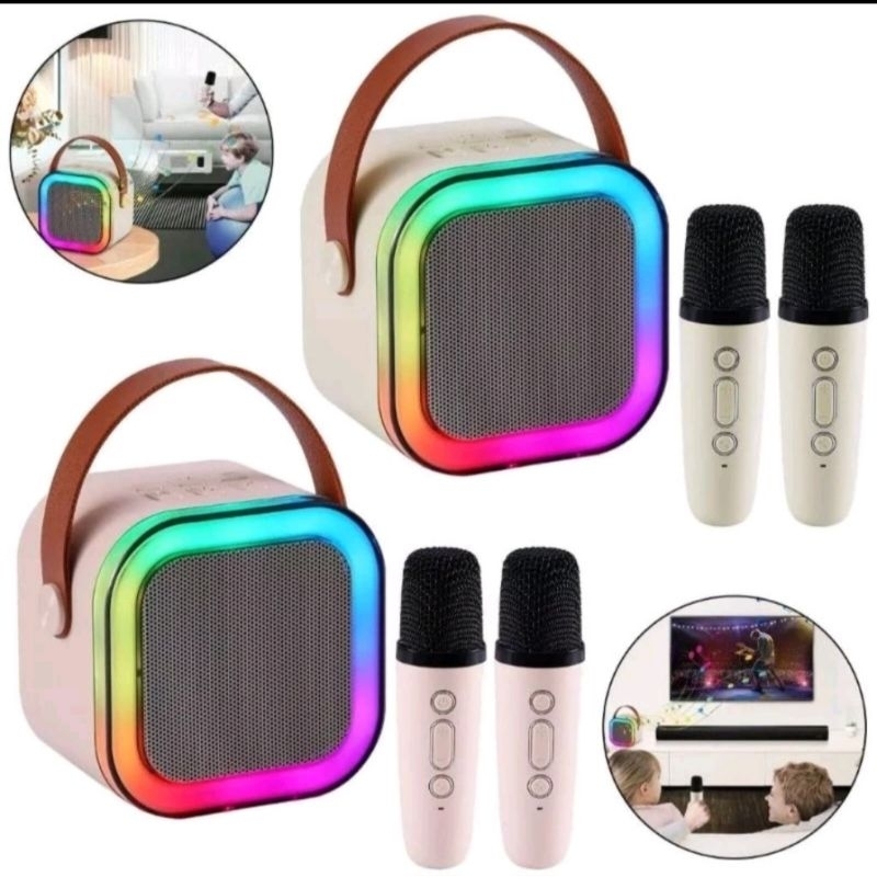 Jual SPEAKER BLUETOOTH KARAOKE WITH MIC WIRELESS MUSIC BOX PORTABLE ...