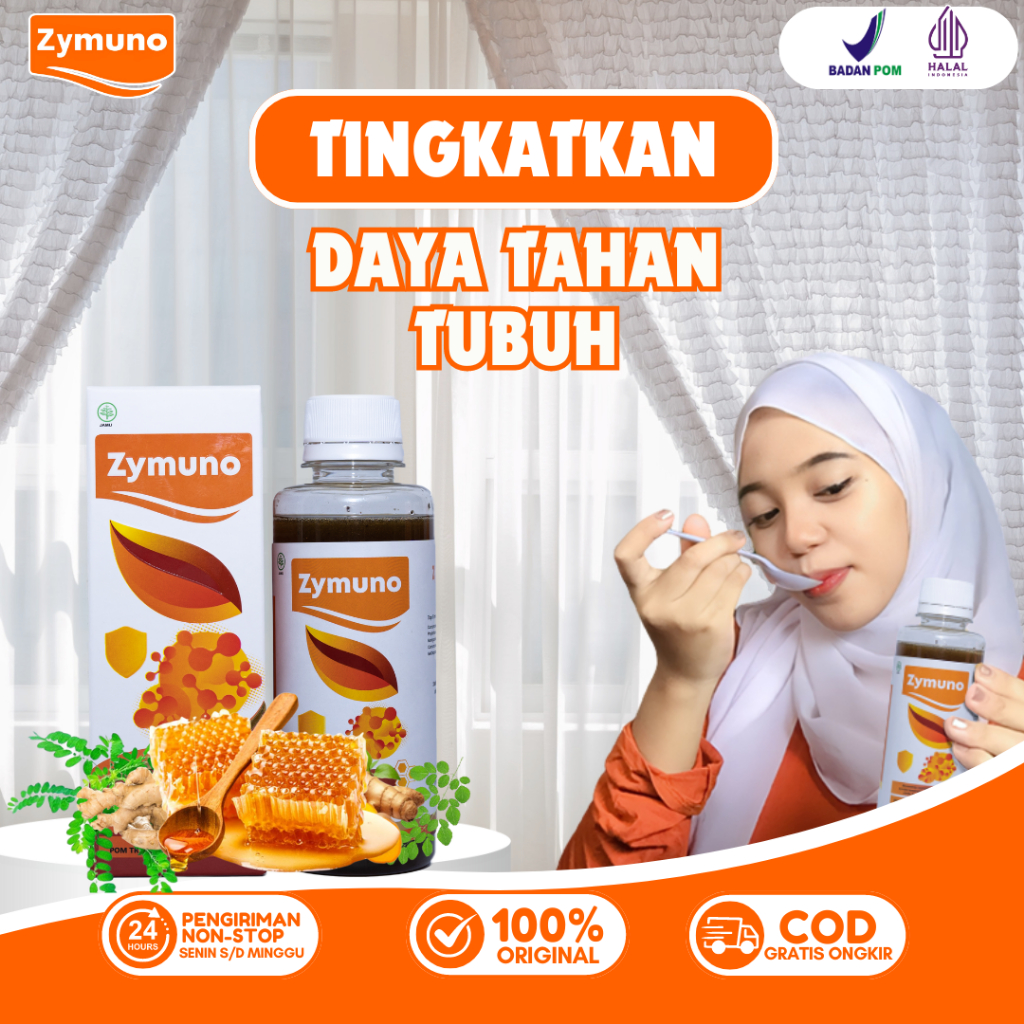 Jual Zymuno 1 Botol Madu Tingkatkan Daya Tahan Tubuh Isi 200 ML BPOM ...