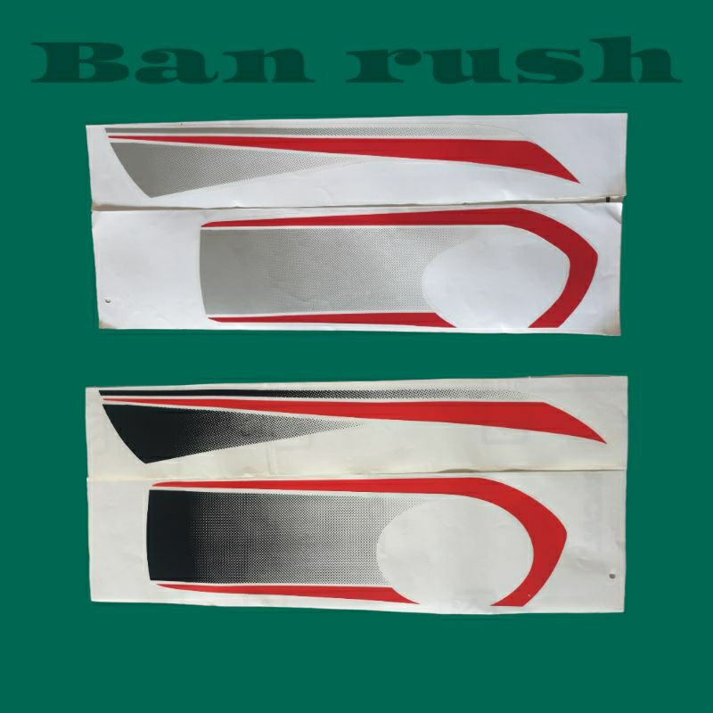 Jual stiker ban serep rush/cover ban serep toyota rush/stiker rush ...