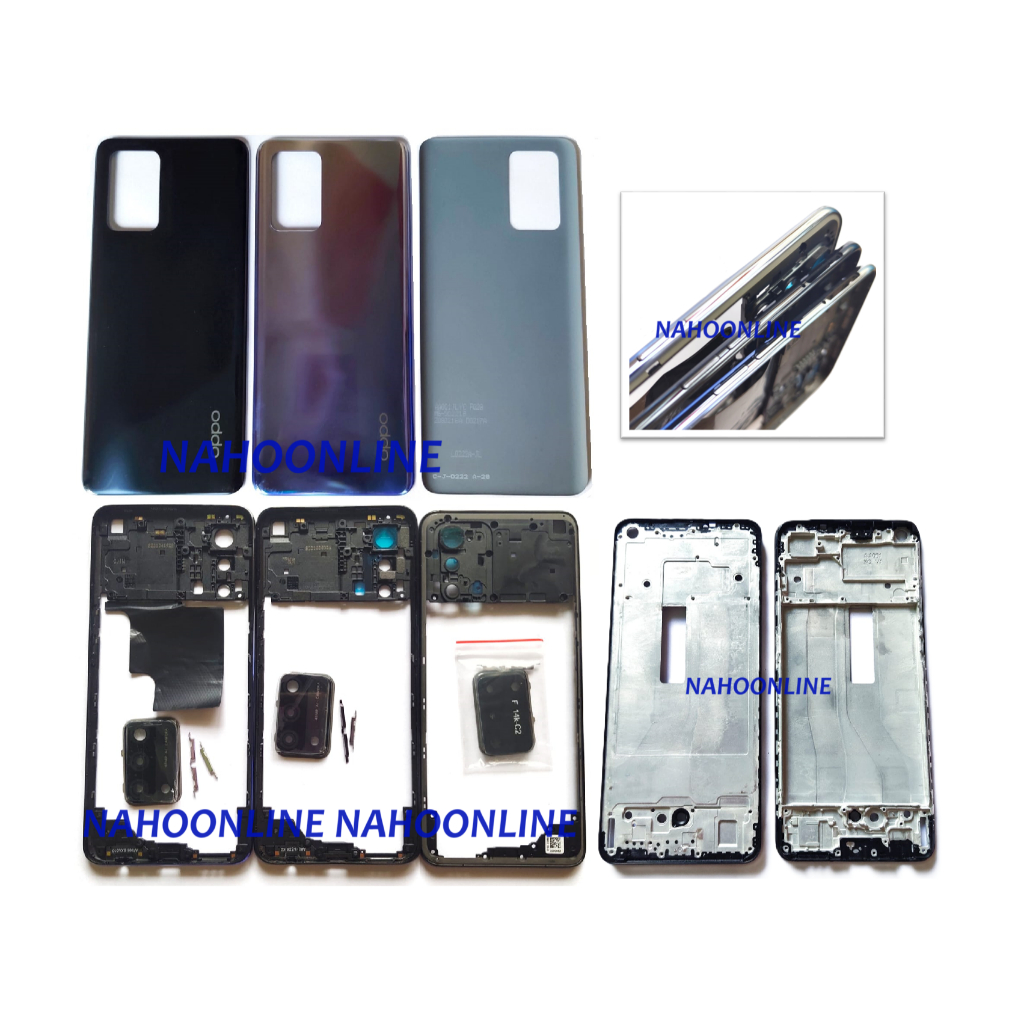 Jual TULANG FRAME BAZEL CASING HOUSING FULLSET OPPO A74 4G CPH2219 ...