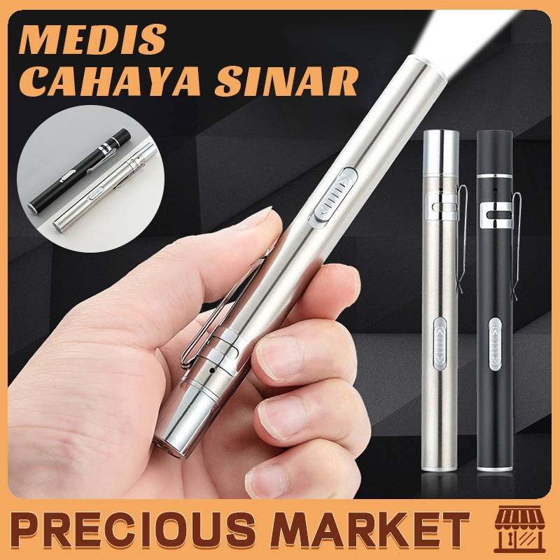 Jual Senter Dokter Medical LED Pen Senter Medis Mata Diagnosa Hiking ...