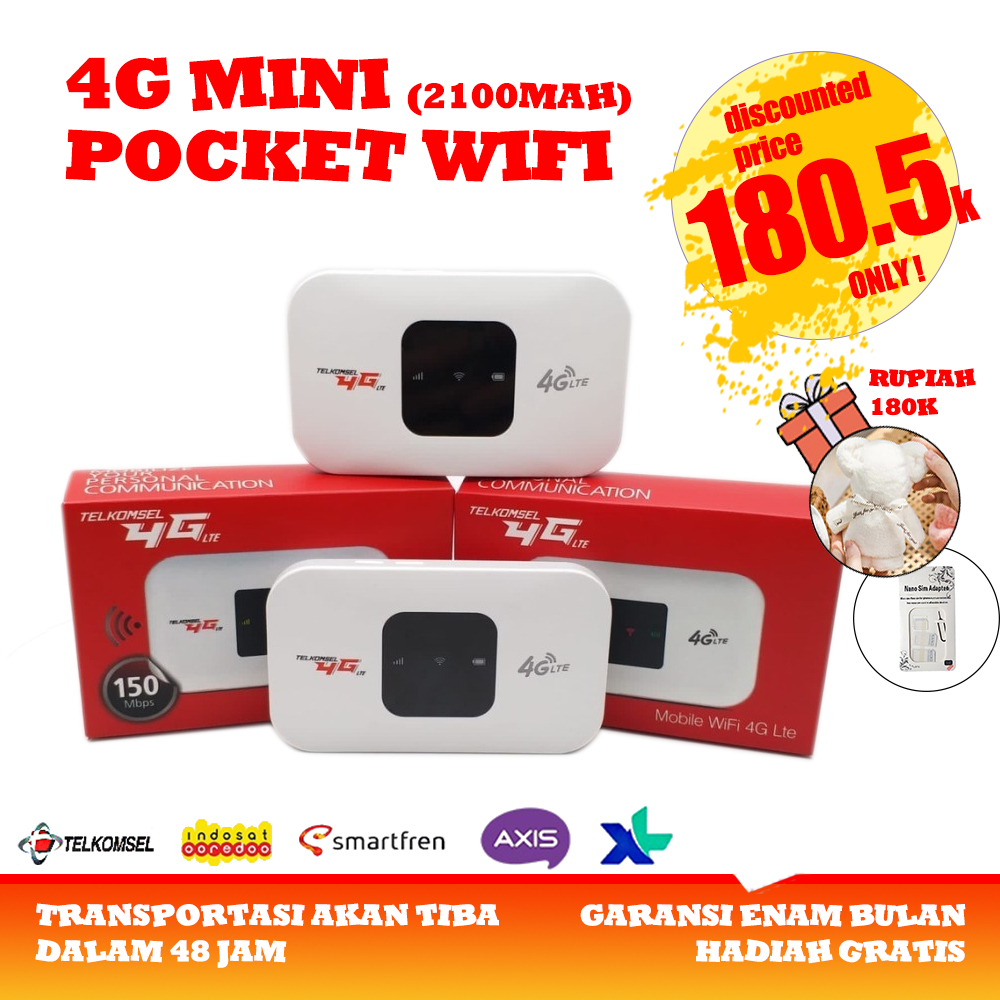 Jual Modem WiFi,MIFI MODEM WIFI 4G Unlock All Operator 300Mbps Router ...