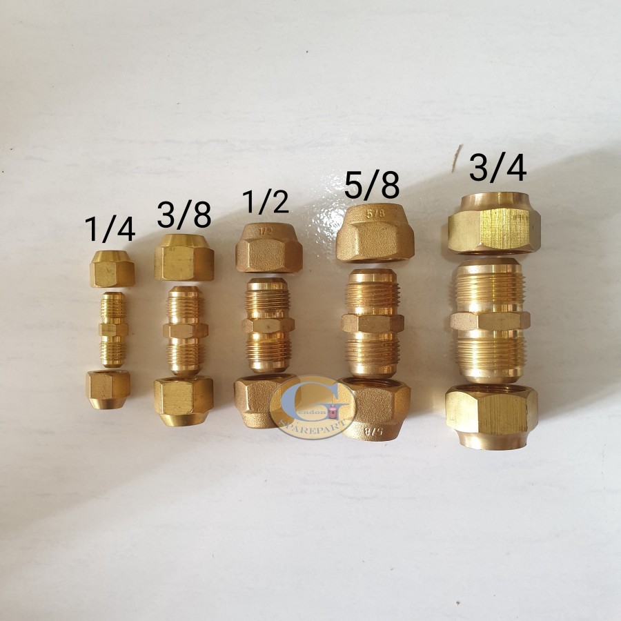 Jual Double nepel Set / 1 set sambungan Pipa AC | Shopee Indonesia