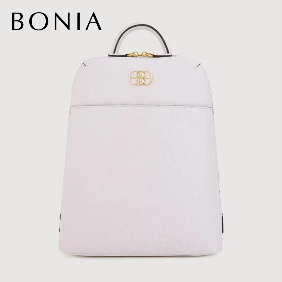 Jual Bonia - Adelina Backpack White | Shopee Indonesia