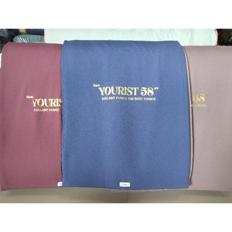 Jual Kain Meteran Yourist Polos Harga Persetengah Meter 0,5m | Shopee Indonesia