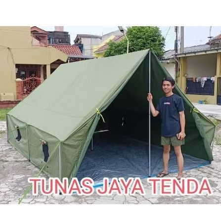 Jual TENDA PRAMUKA REGU 3x3x2 KAP 10 BAHAN STANDAR TNI FULLSET LION 300 ...