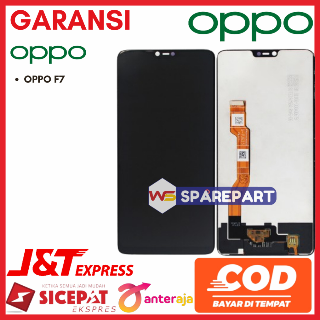 Jual LCD OP F7 (SMALL BANGS) - ORIGINAL FULLSET | Shopee Indonesia