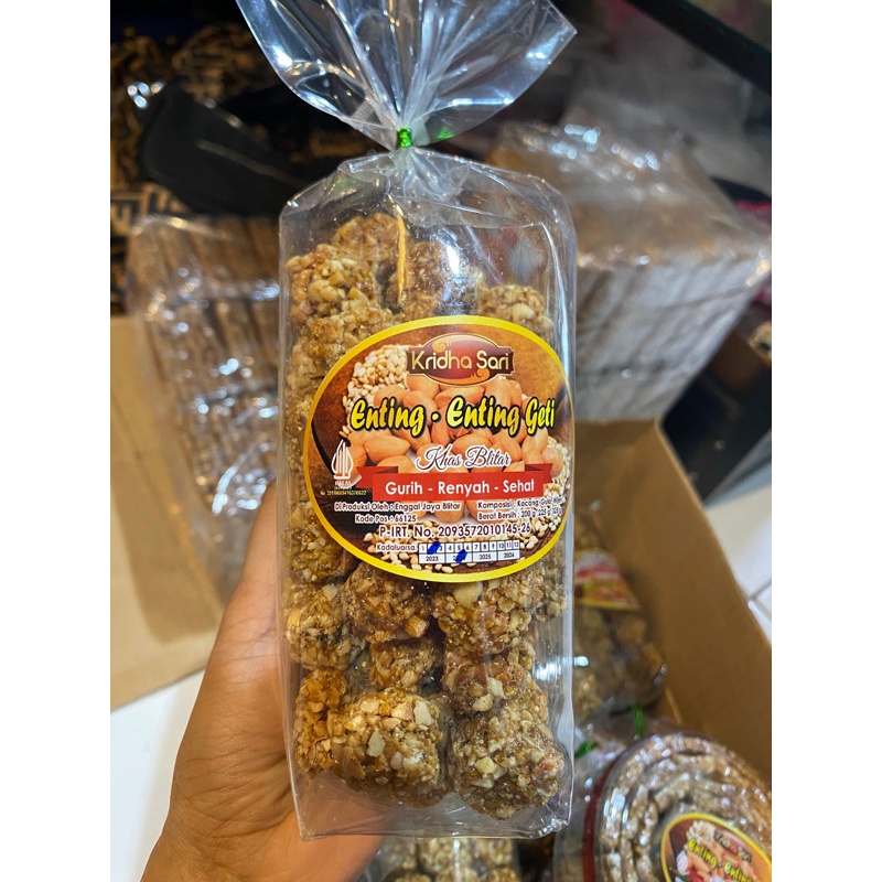 Jual KUALITAS TERBAIK ENTING ENTING GETI KACANG BULAT KRIDHASARI OLEH ...