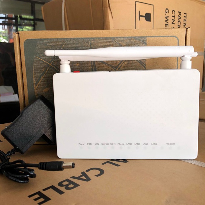 Jual ROUTER GPON F66 V8 F69 V3 ONT Port biru Support Omci Modem j V3D2 ...