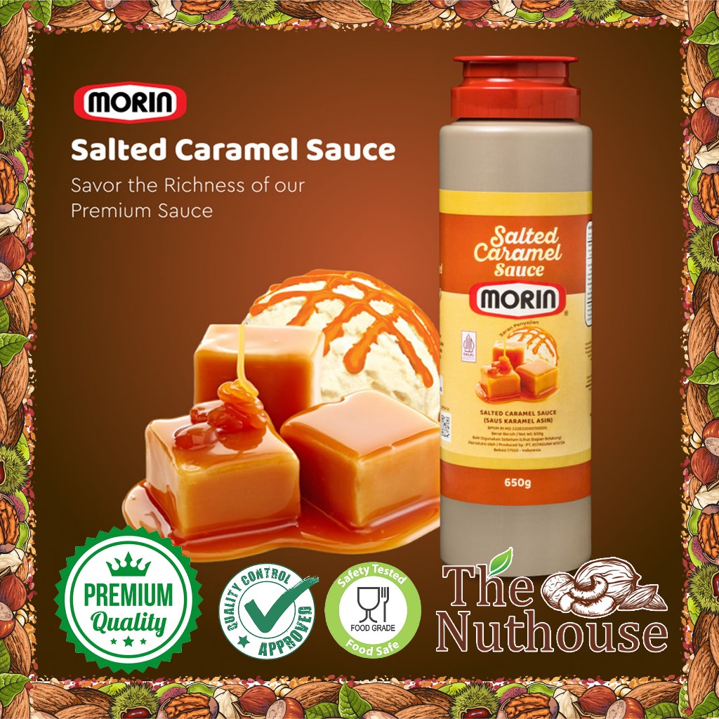 Jual Morin Salted Caramel Sauce Tube 650gr | Shopee Indonesia