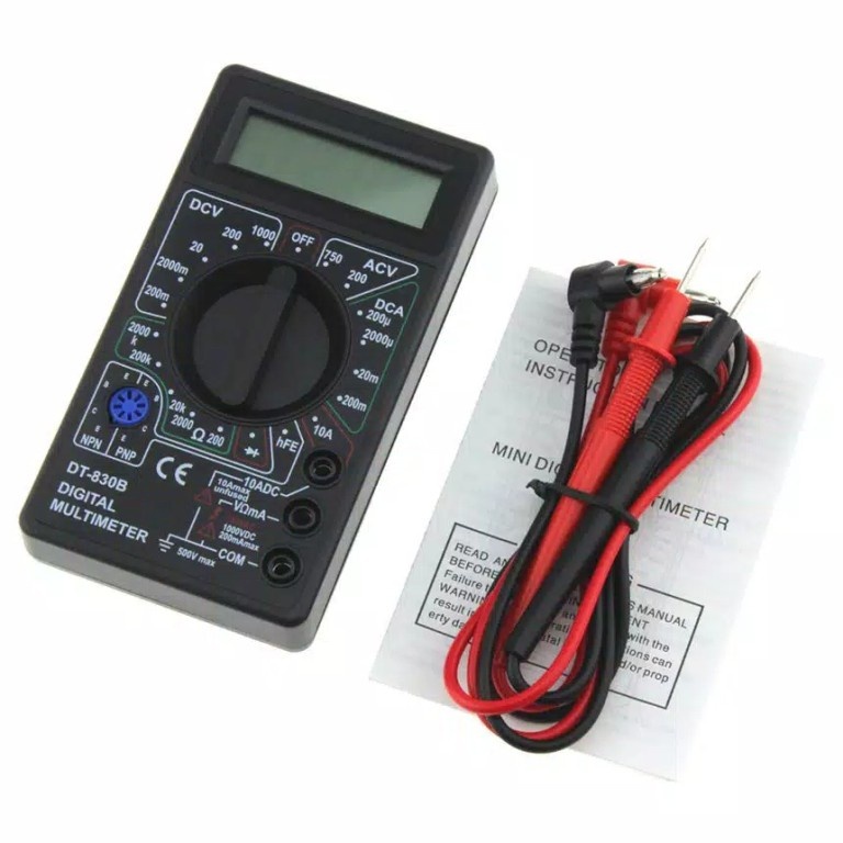 Jual DT830B Multitester Digital Multimeter Avo Meter Avometer DC AC ...