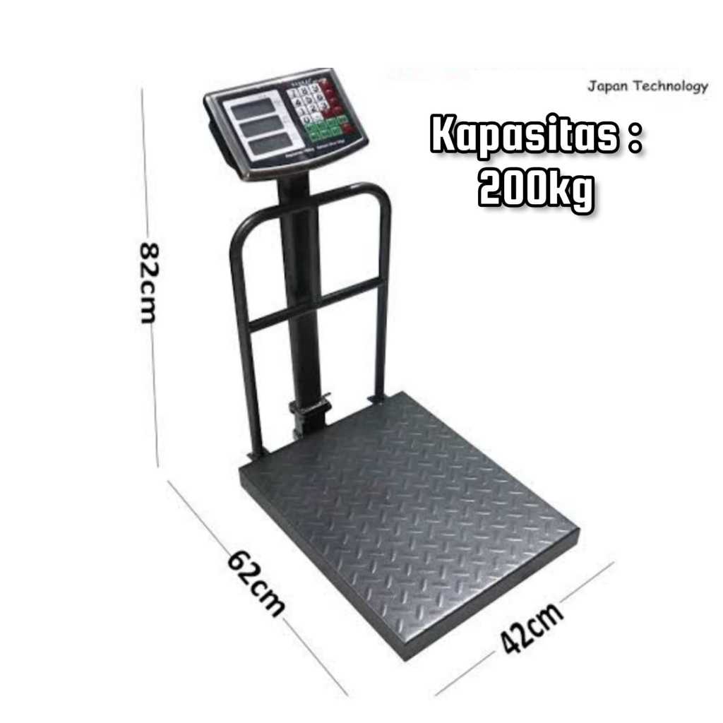 Jual TROODON Timbangan Duduk Digital TCS 100 - 200 kg Elektronik Pagar Lipat Display Sembako ...