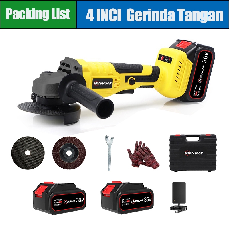 Jual Mesin gerinda tangan cordless Angle Grinder 16.8V electric powered ...