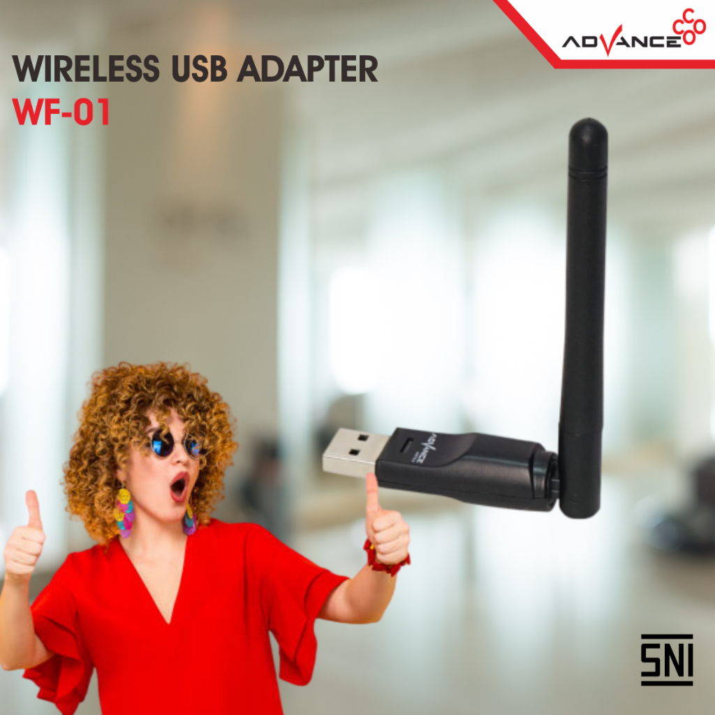 Jual RAEDY Advance USB Dongle Wifi Wireless Adapter Receiver WF-01 150Mbps Komputer PC Laptop ...