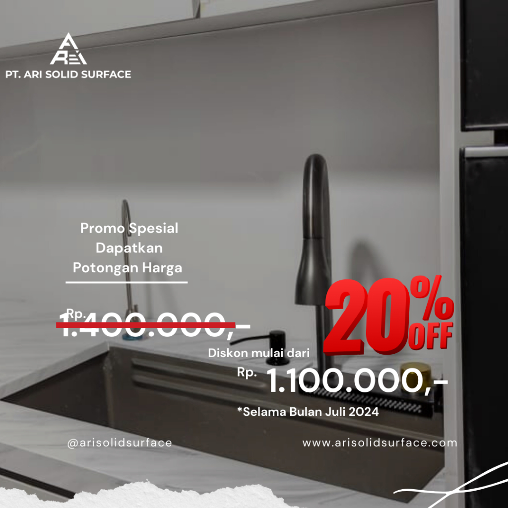 Jual Kitchen Set Top Table Solid Surface | Shopee Indonesia