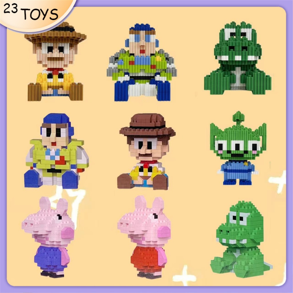 Jual Toy Story Building Blok Nano Mini Blocks Buzz Lightyear DIY Blocks ...