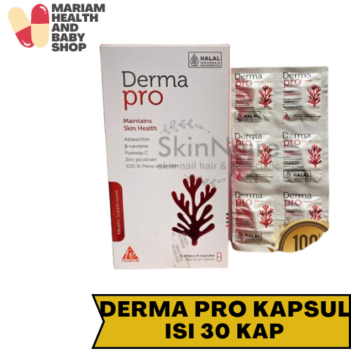 Jual DERMAPRO BOX 30 KAPSUL / Derma Pro Kapsul / Suplemen Kesehatan ...