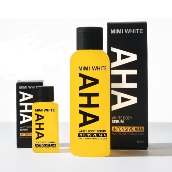 Jual ☘️ CHAROZA ☘️ MIMI White Body Serum | Mimi AHA Body Serum | Shopee ...