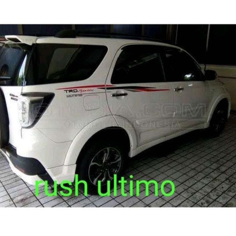 Jual STICKER BODY SAMPING MOBIL RUSH/TERIOS TRD SPORTIVO ULTIMO HITAM ...