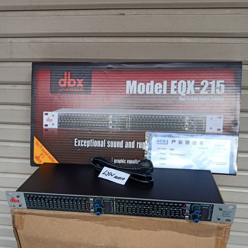 Jual EQUALIZER DBX EQX215 SUB 2X15 BAND OUTPUT SUBWOOFER EQX 215 SUB | Shopee Indonesia