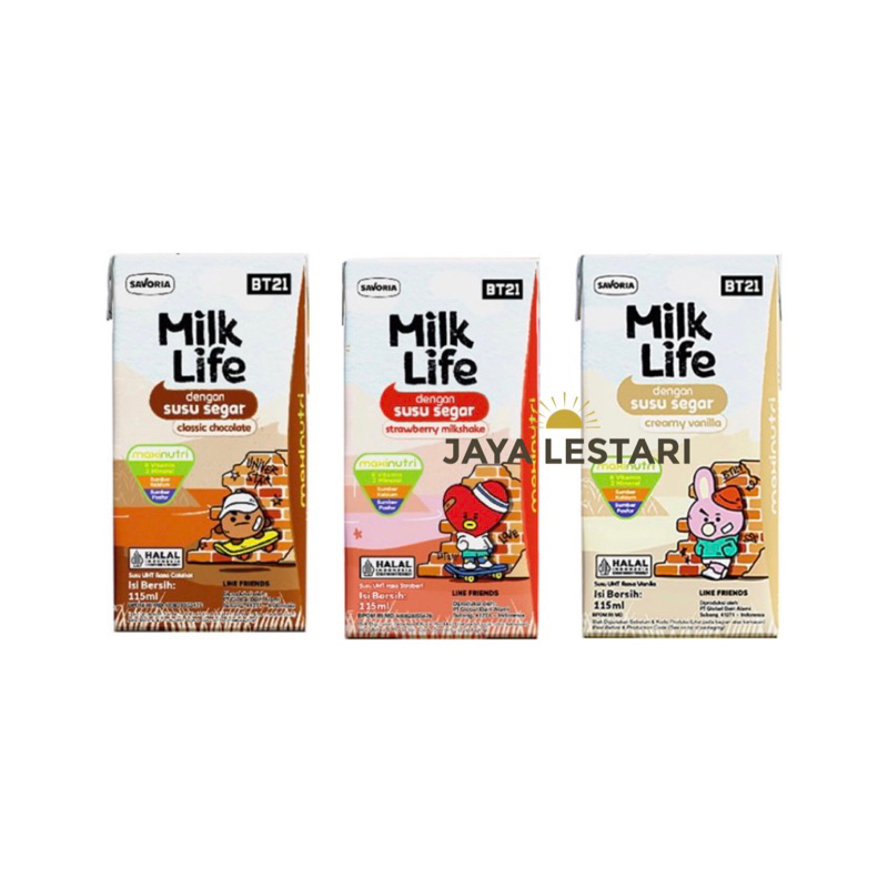 Jual Milk Life Susu UHT (3 Varian Rasa) (115ml) | Shopee Indonesia