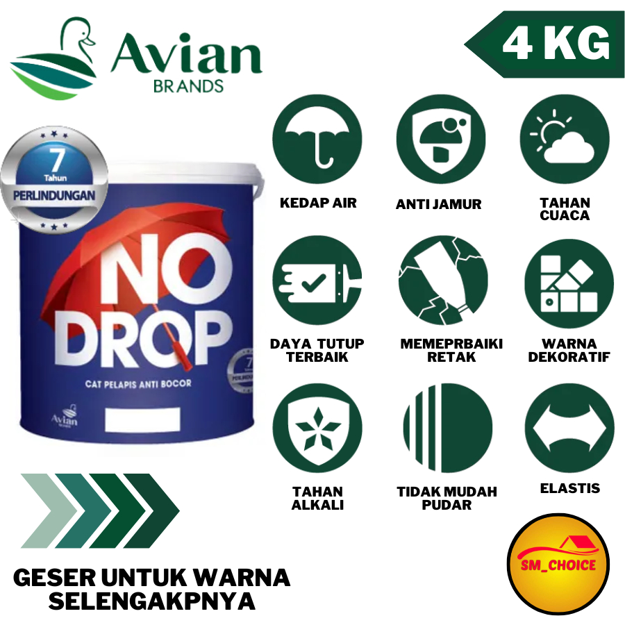 Jual [PART 1] AVIAN CAT NO DROP 4KG CAT ANTI BOCOR NODROP 4KG CAT ...