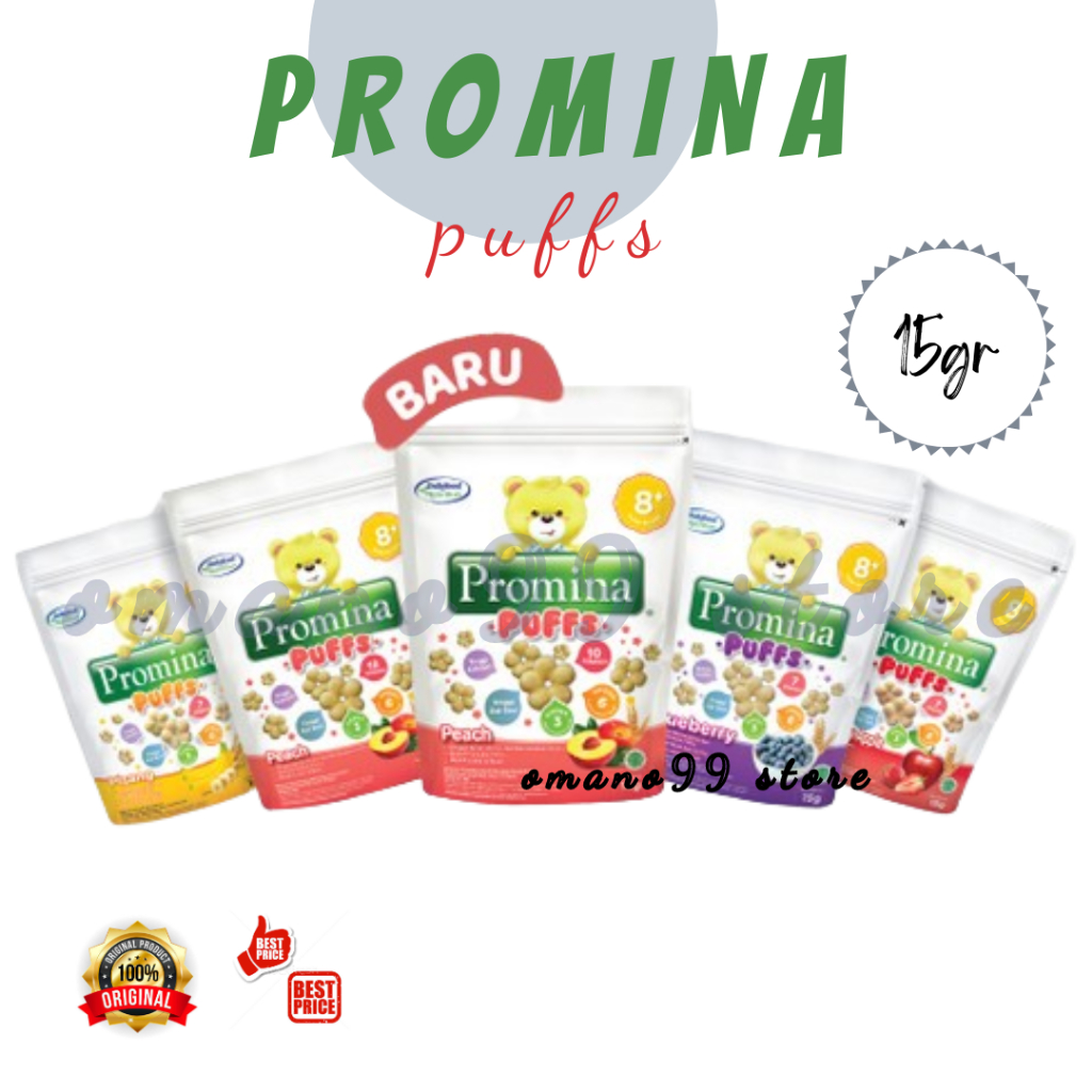 Jual Promina Puffs Snack Bayi 15 Gram | Shopee Indonesia