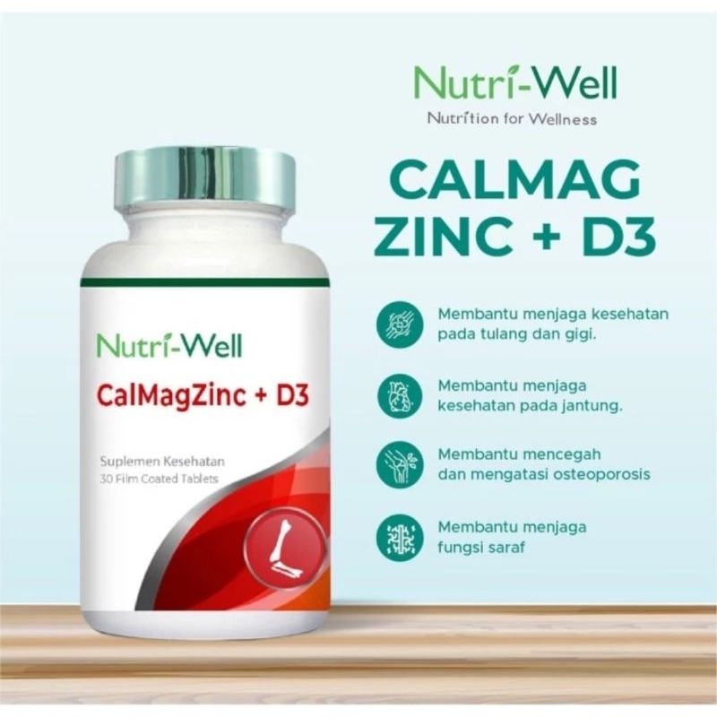 Jual Nutri Well Calmagzinc 30 tablets | Shopee Indonesia