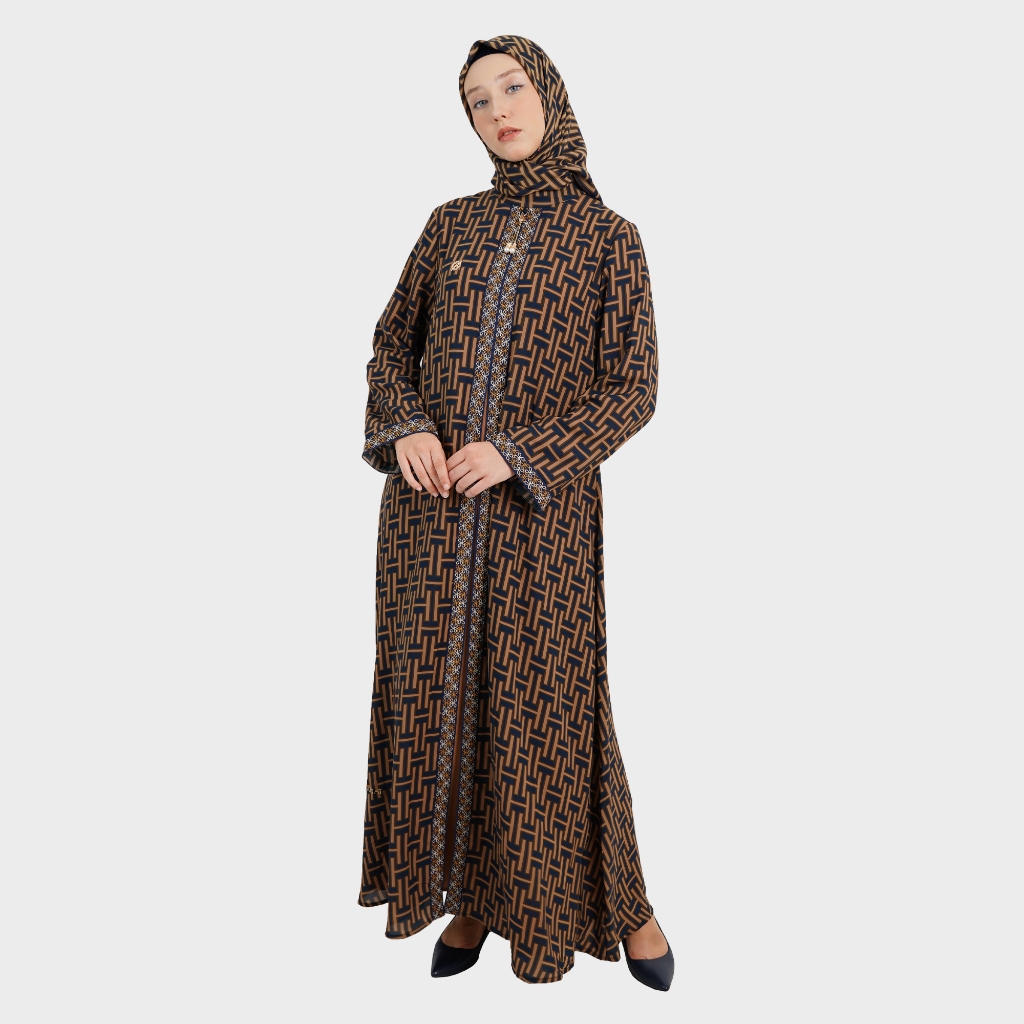 Jual HIKMAT A4833 - Abaya Symmetry Luxe | Shopee Indonesia