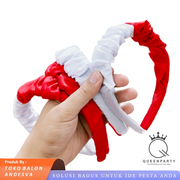 Jual Bando Scrunchie Merah Putih / Bando HUT RI / Bando Dirgahayu Ri ...