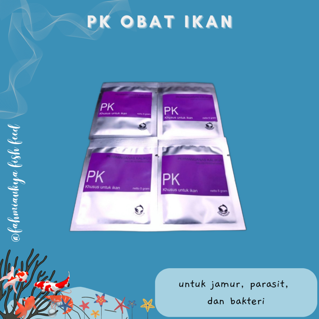 Jual PK Obat Khusus Ikan | Permanganas Kalikus Kalium Permanganat ...