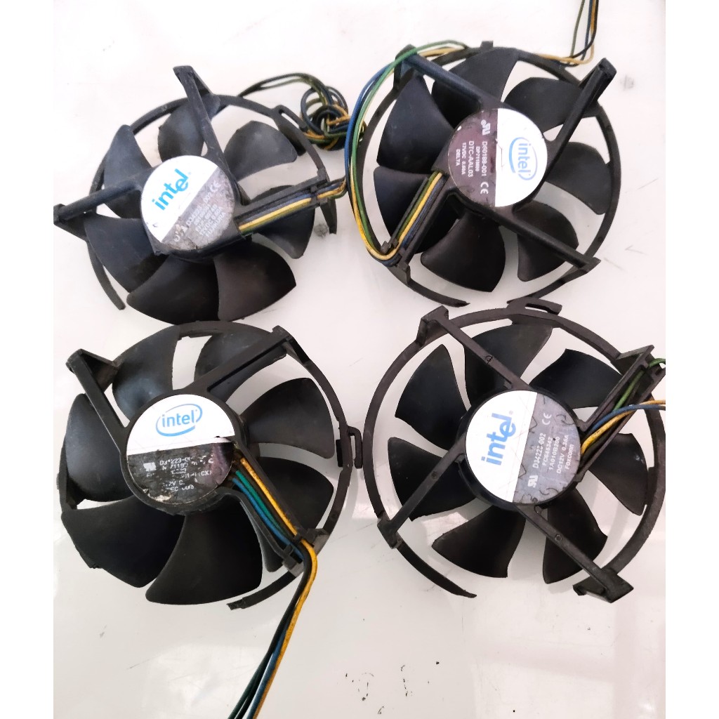 Jual Fan dc INTEL 12v ex PC Model Bulat Frame pecah/patah | Shopee ...