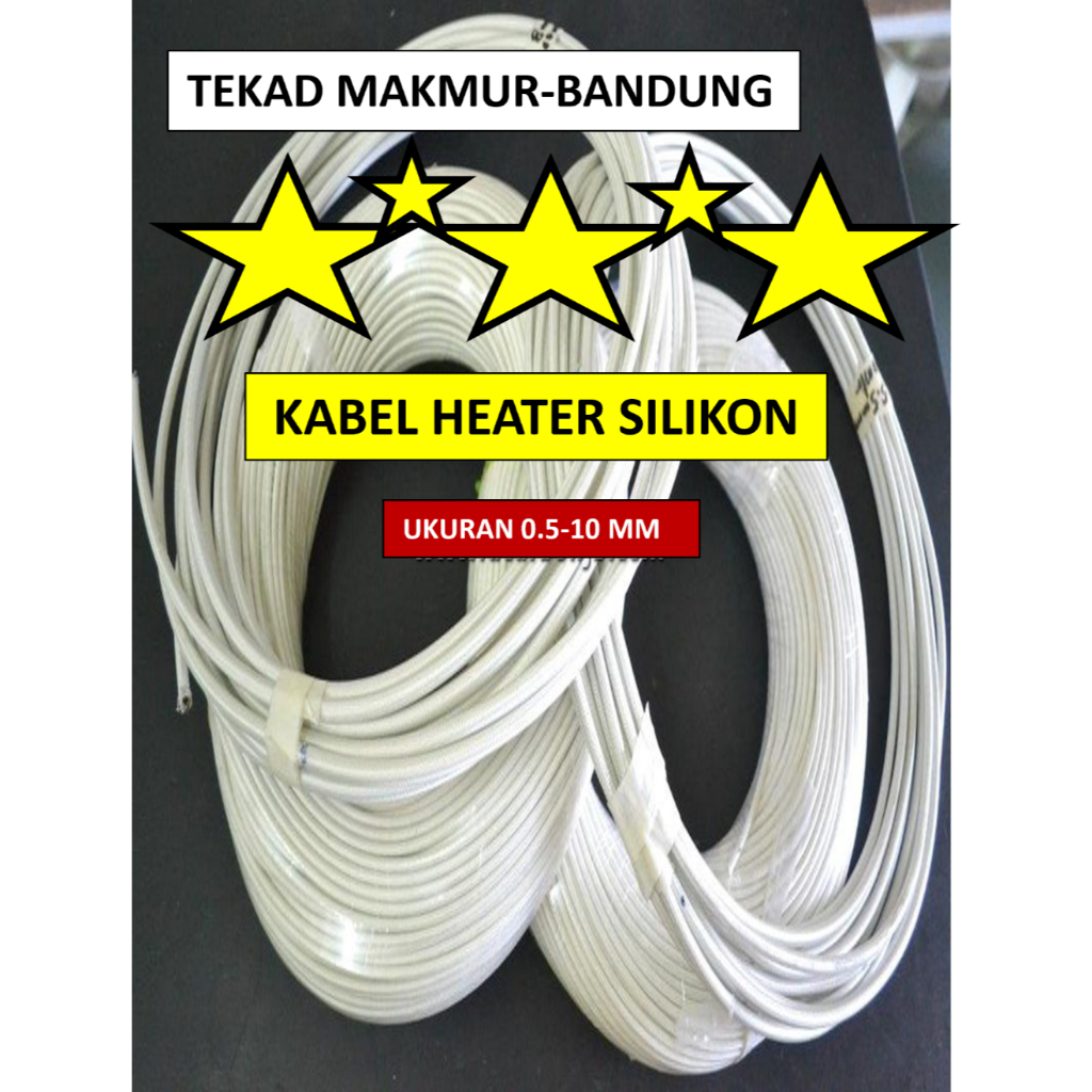 Jual Kabel Silikon - 0.5-4 MM - Kabel Heater - Kabel Tahan Panas ...