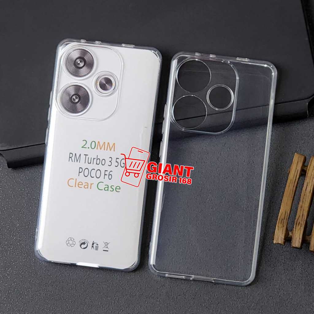 Jual POCO F6 5G CASE CLEAR HD 2.0MM CASE BENING TRANSPARAN POCO F6 5G | Shopee Indonesia