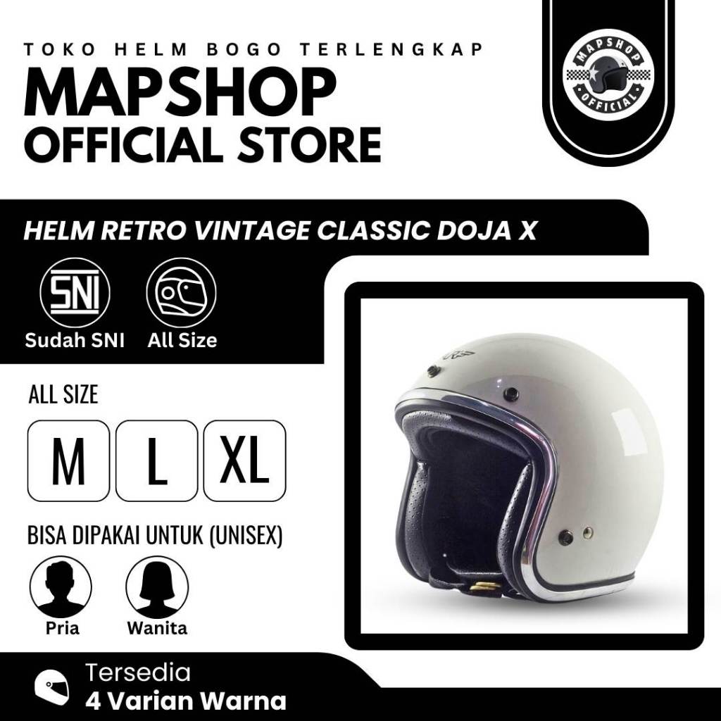 Jual Helm Helem Hlem Retro Vintage Classic Klasik Carglos Cargloss ...