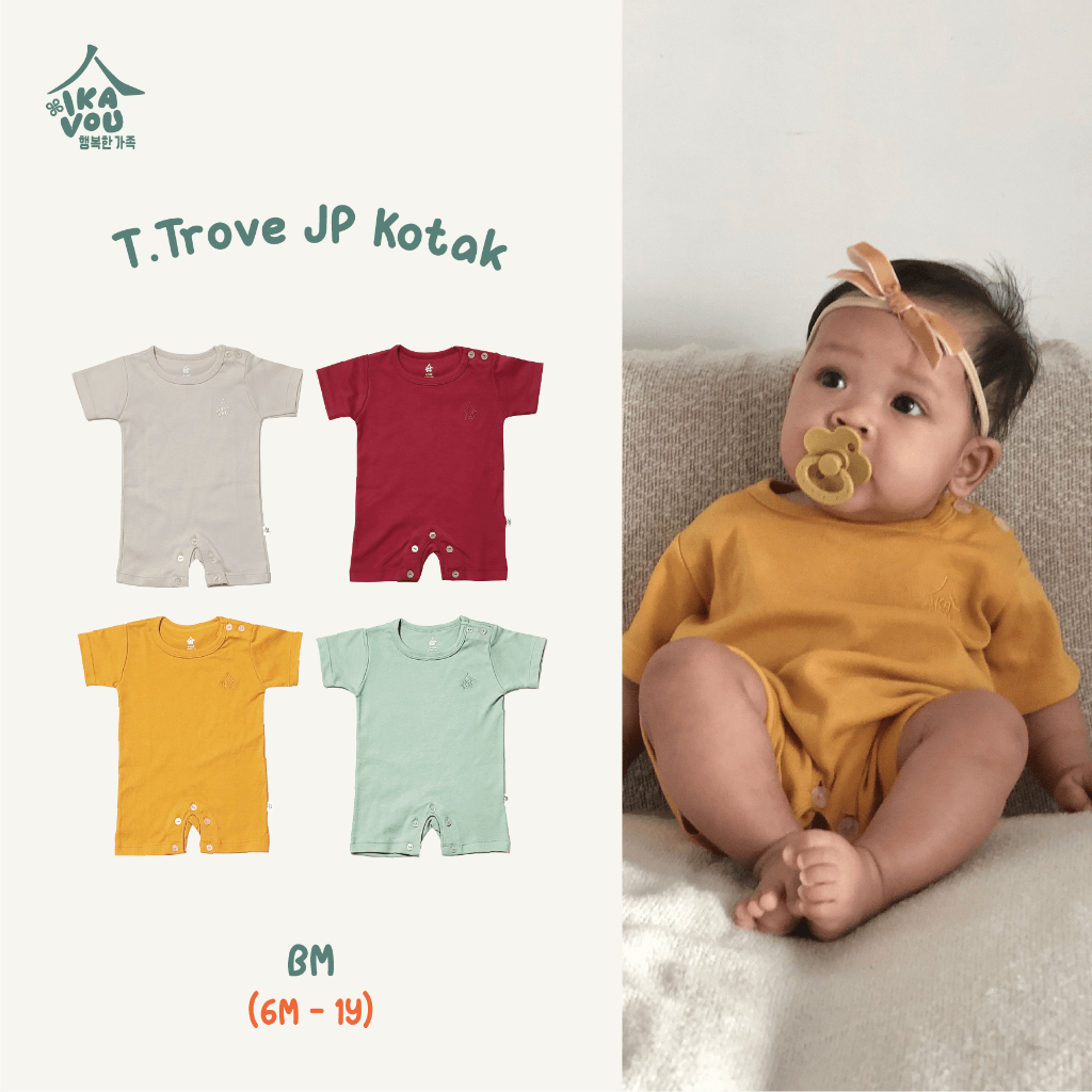 Jual IKAVOU - Tiny Trove Babysuit - Jumper Anak (Unisex) | Shopee Indonesia